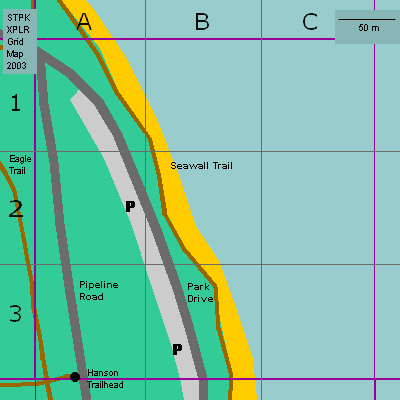 Stanley Park Map Grid-G3
